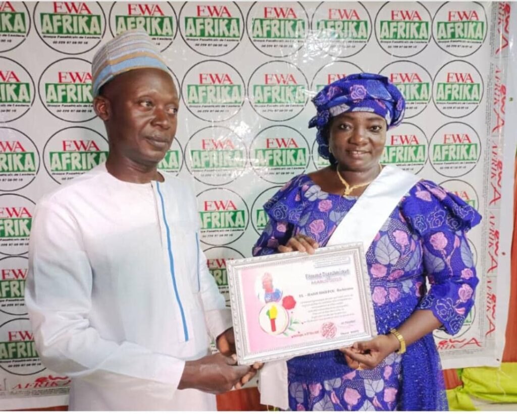 PARAKOU/DISTINGUÉE FEMME DYNAMIQUE 2025 PAR LE GROUPE EWA AFRIKA : L'He Bachiratou Issifou, un ...